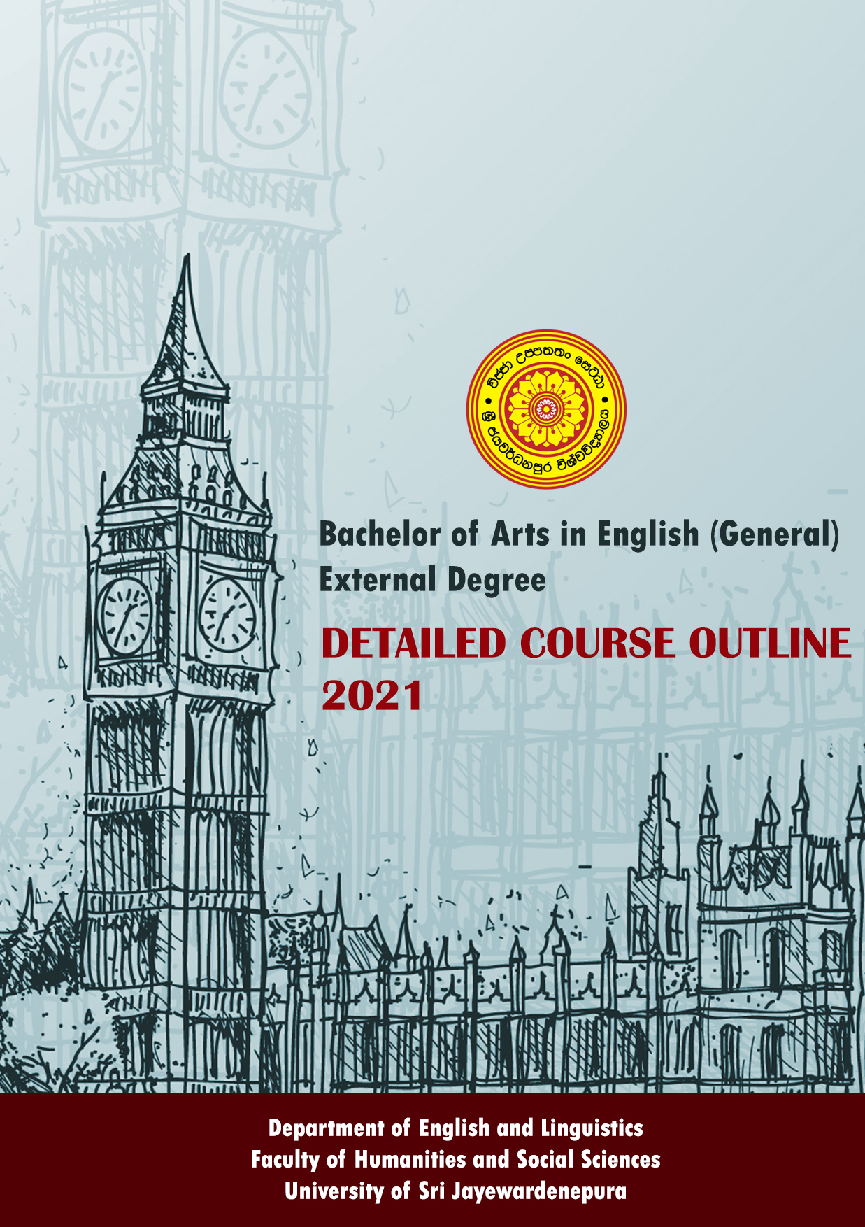 Prospectus & Course Outline – Faculty of Humanities and Social Sciences ...